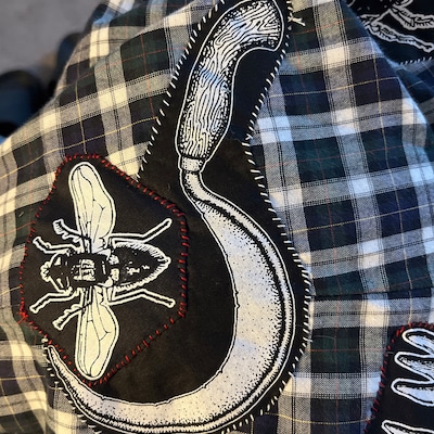Snake Back Patch Serpent Large Patch, Slytherin, Punk Backpatch, Witchy ...