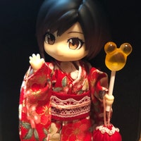 Obitsu11 Doll Clothes Japanese Kimono Set for OB11,1/12 BJD Nendoroid ...