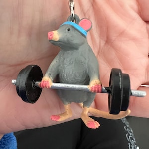 Gym Rat Keychain Gym Keychain Fitness Keychain Gym Gifts Personal ...