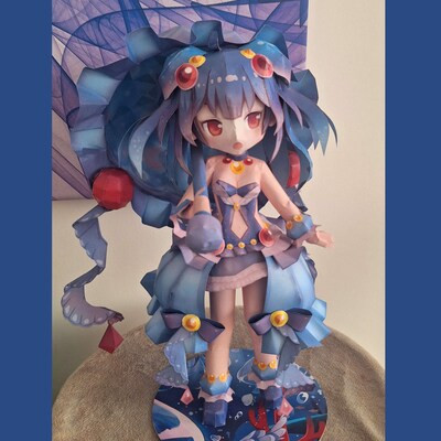 Vtuber, Marine , Papercraft , Pepakura, 3D Model Paper , PDF Template ...
