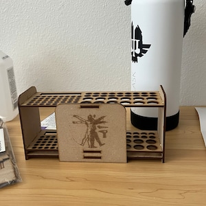 Wall Mounted Tube Type Paint Storage Rack 20/21ml Tubes or 37ml Tubes ...