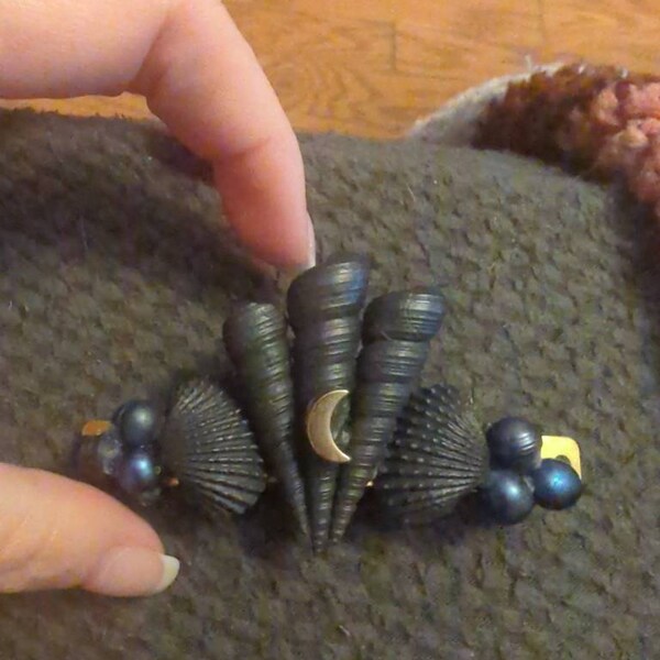 Mermaid Hair Barrette, Sea Shell Barrette, Siren Barrette, Mermaid Hair ...