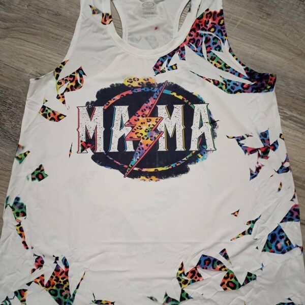 Multi Color Leopard Tie Dye Background Png, Cheetah, Rainbow, Sublimate ...