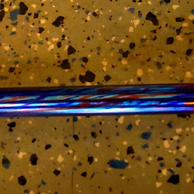 Titanium Damascus Plate / Flat Bar 3alloys Wave Pattern. - Etsy