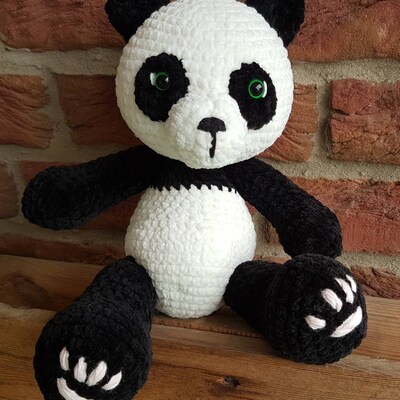 Crochet Panda Pattern, Amigurumi Panda Pattern PDF in Eng, Cute Bear ...