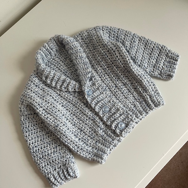 The Brother & Sister Crochet Cardigan Set, 2 PDF Patterns for a Girl ...