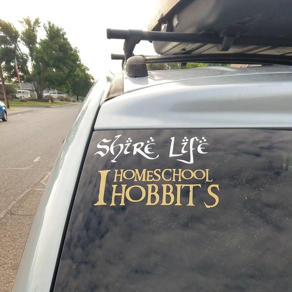 Shire Life! - Funny Die Cut Vinyl Window Decal [a-1469] - Etsy