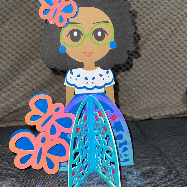SVG Templates. 3D COLOMBIAN DOLL. Girls Gift. Party Decorations. Dxf ...