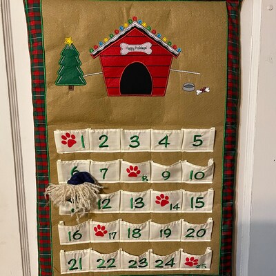 Dog Advent Calendar Pet Christmas Countdown - Etsy