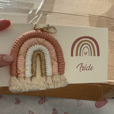 Deer Macrame Rainbow, Macrame Wall Hanging, Macrame Animals, Babyroom ...