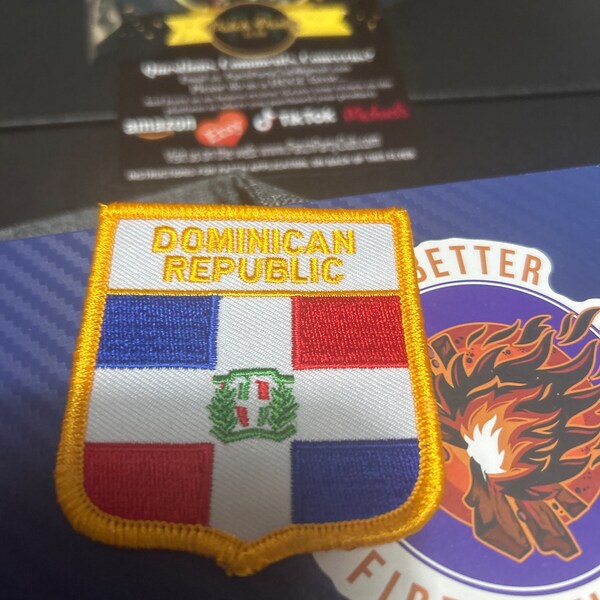 Dominican Republic Patch - Hispaniola, Santo Domingo, Caribbean 2.75 ...