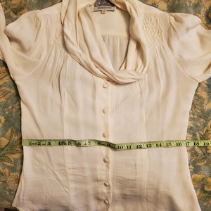 Helen Blouse in Cream cream Ric-rac by the Seamstress of | Etsy