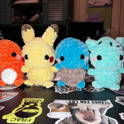 PDF Pattern Mimikyu Pokemon Amigurumi, Pokemon Plush, Mimikyu Crochet ...