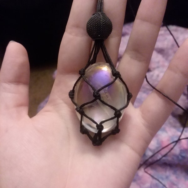 Crystal Keeper Necklaces | Macramé Jewelry for Stones & Crystals ...