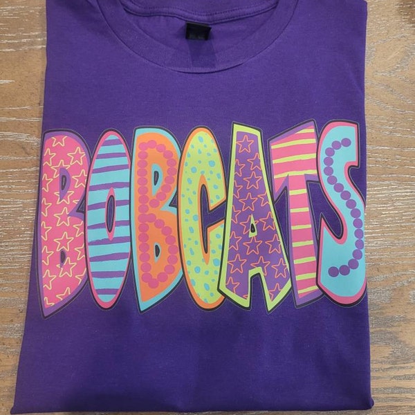 Bobcats PNG, Colorful, School Spirit, Team Spirit, Digital File ...