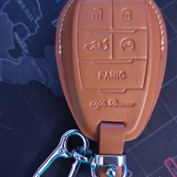 Mini Cooper 2022 2024 Handcrafted Leather Key Fob Cover for Clubman ...