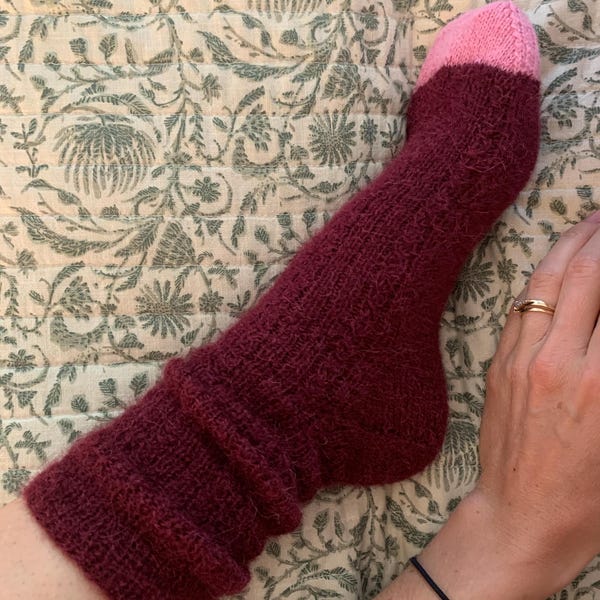 Easy, Classic, Beginner Friendly Sock Knitting Pattern ~ the Hibernal ...