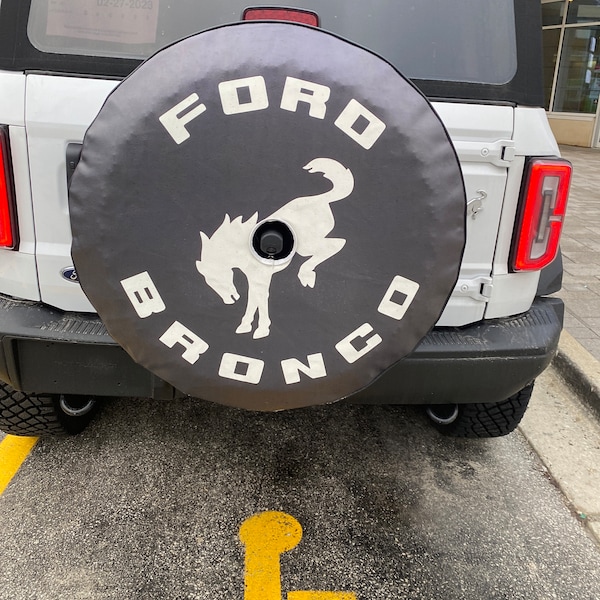 Ford Bronco SPARE TIRE COVER, Ford Bronco Accessories, Ford Bronco Tire ...