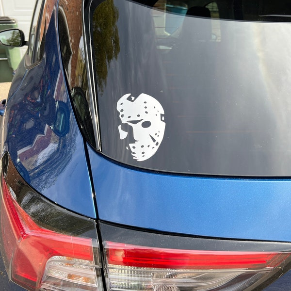 Jason Voorhees Decal Sticker | Friday the 13th Decal | for Car Window ...
