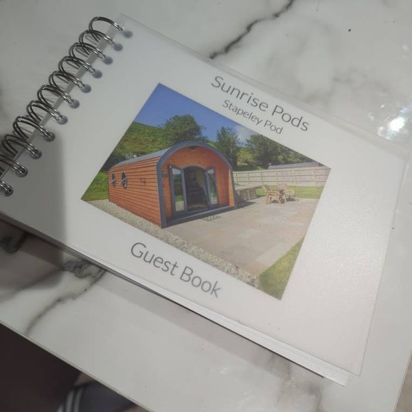 Personalised Holiday Home Guest Book, Holiday Home Visitor Book - Etsy UK