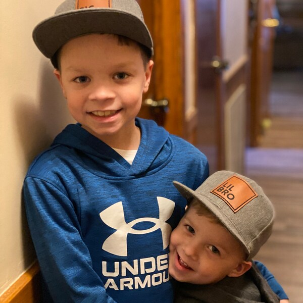 Brother Matching Sibling Hats, Big Bro, Lil Bro Snapback Caps, Big ...