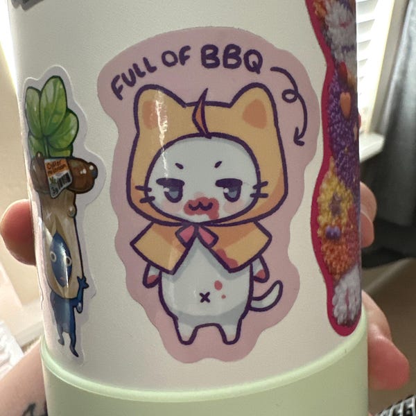 Cute MXTX Animal Stickers - Set of 6 - Etsy