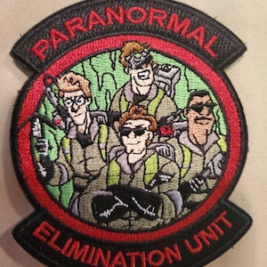 Paranormal Elimination Unit Patch - Etsy