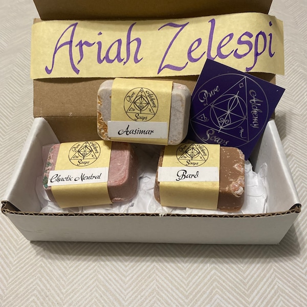 Create-your-character RPG Themed Soap Trio - Etsy