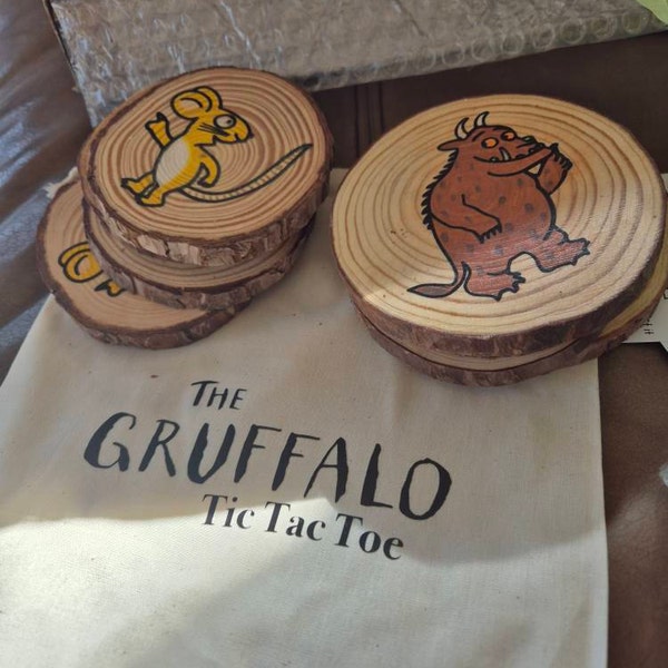 Gruffalo Story Sack - Handmade Log Slices - Etsy UK