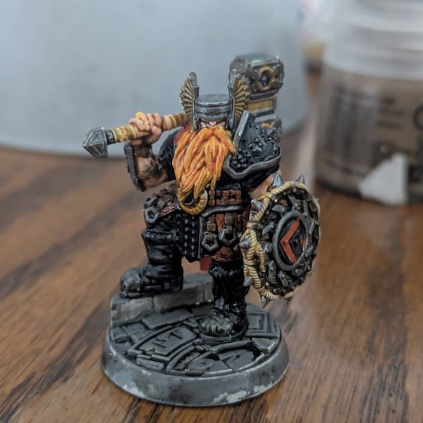 D&D Human Fighter/paladin | Standard Bearer | 3D Printed Resin ...