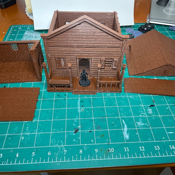 Sheriff's Office and Jail - Time Warp - Printable Scenery Wargaming ...