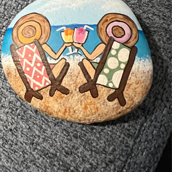 Camping Painted Rock, Campfire, Smores, Painted Stones, Hand Painted ...