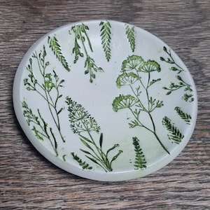 Botanical Bas Relief, Poppy Bas Relief, Plaster Cast Hanging, Botanical ...