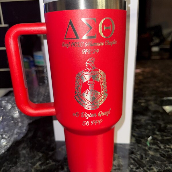 Custom Engraved Delta Sigma Theta Jewelry Box, Personalized Sorority ...