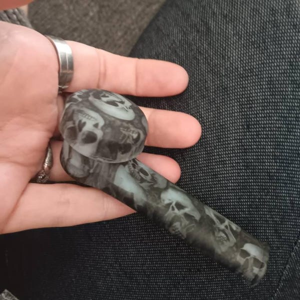 Pipe Peach Pipe Glass Hand Pipe Pink Peach Pipes Unique Handmade Pipe ...