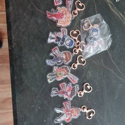 Persona Acrylic Charms Makoto, Kotone, Yu, Ren/joker Keychain ...