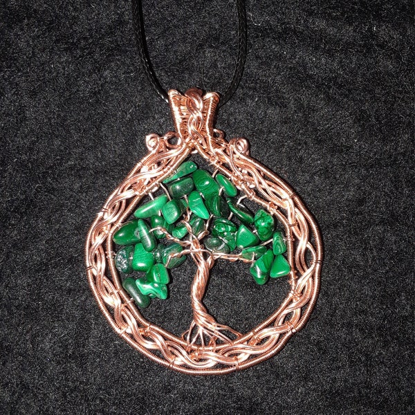 Tree of Life Wire Wrap Tutorial | How to Make A Beaded Wire Tree of ...