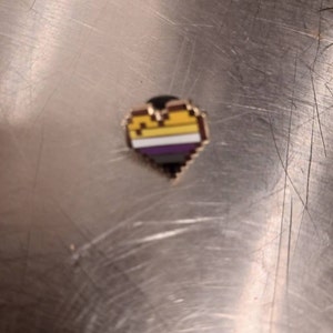 Infinitely Non-binary Pin variations Subtle Enby Pride Accessory ...