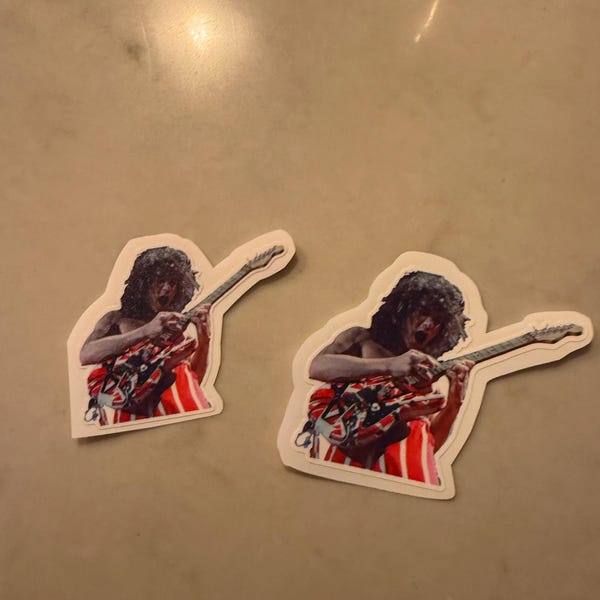 Eddie Van Halen Die Cut Sticker Decal - Etsy