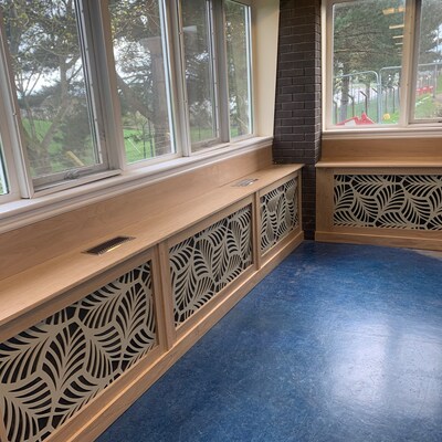 Radiator Cabinet Decorative Screening Radiator Grilles MDF 3mm and 6mm ...