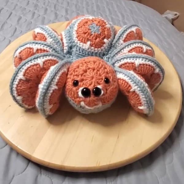Sully the African Flower Spider Crochet Pattern, PDF, Digital Download ...