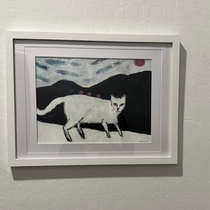 EMERY Original Painting 'taking a Deep Breath From What She Learned ...