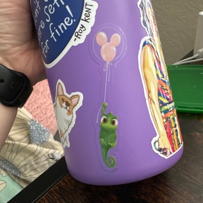 Pascal Mickey Balloon Rapunzel Tangled Transparent Laptop Stickers ...