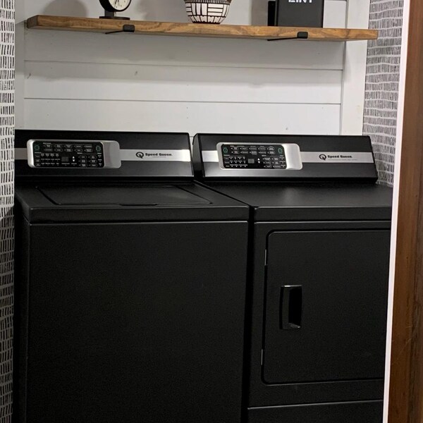 Industrial Laundry Hanging Bar, 11 Deep Laundry Hanger, Entryway ...