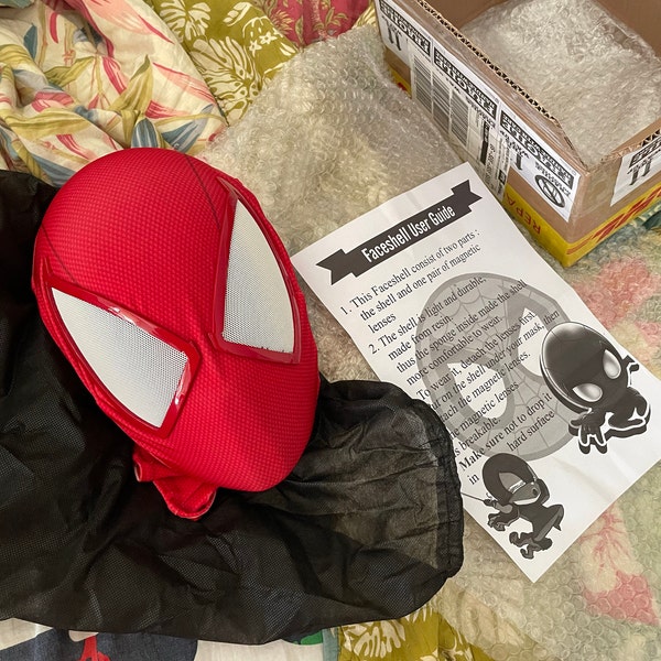 Scarlet Spider Ps 4 Shell and Lenses With Cloth Mask - Etsy