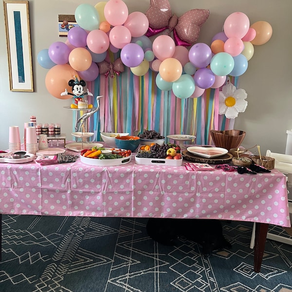Polka Dots and Spots Cotton Tablecloth / Home / Wedding / Picnic ...