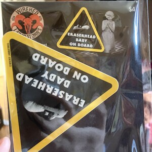 ERASERHEAD Baby on Board Sticker 4 Vinyl Decal, Laminated for All ...