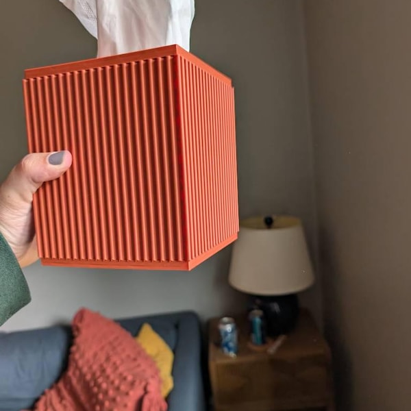 Cute Tissue Box Cover - Kleenex Box Cover - Tissue Holder - Modern Home ...