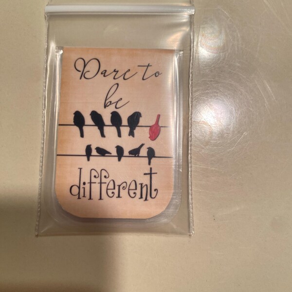 Rainbow Pooping Unicorn Bookmark Laminated Magnetic Polka Dot Gold ...