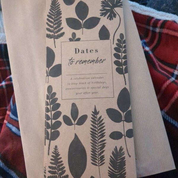 Perpetual Calendar, Birthdays, Anniversaries, Special Occasions 'in ...